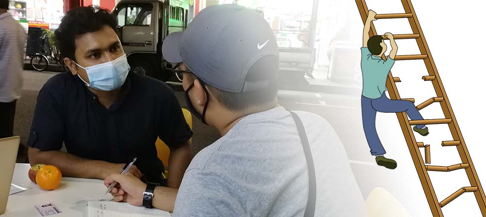 Sudeb climbs the ladder of life – TWC2